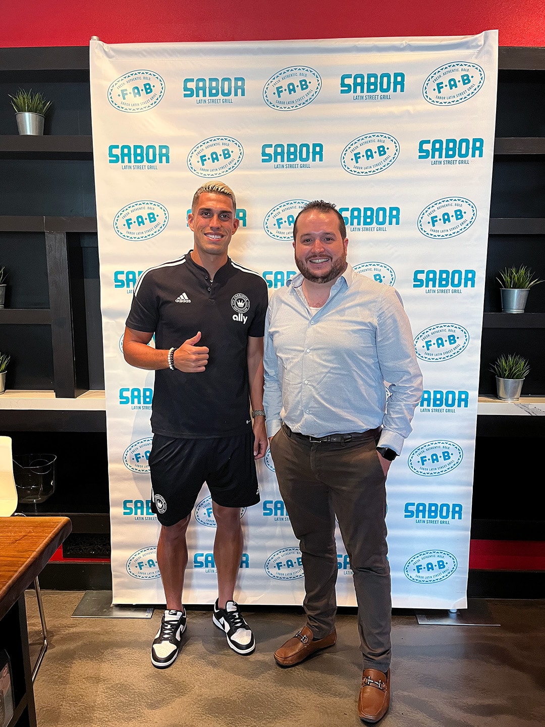 Charlotte FC Striker Daniel Ríos Meets Fans at Sabor - Sabor
